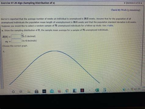 Solved Exercise Algo Sampling Distribution Of X Chegg