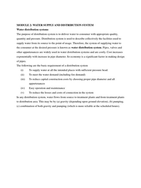Cve 406 Wk 6 Lecture Note Pdf Valve Pump