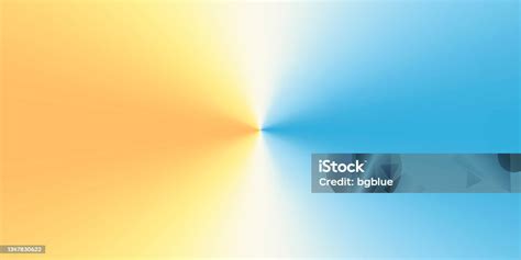 Orange Abstract Background With Radial Gradient Stock Illustration Download Image Now