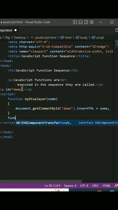 Function Sequence Js Function Shorts Javascript Function Shortvideo Youtube