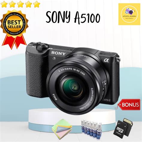 Jual Sony A5100 Wifi Lensa 16 50mm Like New Normal Siap Pakai Kamera