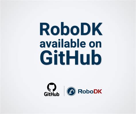 Robodk On Linkedin Api Github Opensource Api Robodk Robotics