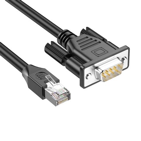 Ciyison Control Cable Rj45 To Db9 Rs232 Serial Port Cord Wire For