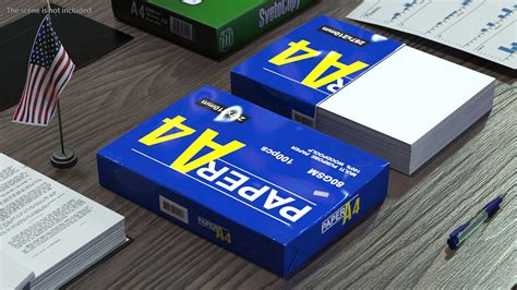 A4 다목적 종이팩 세트 3d 모델 29 Obj Lxo Ma Max Fbx C4d Blend 3ds Free3d