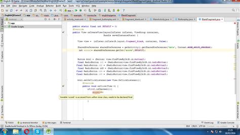 android how can i solve this variable issue stack overflow