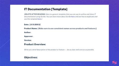 Free Project Documentation Templates Project Documents Made Easy Scribe