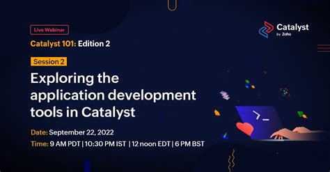 Catalyst By Zoho Is An Application Development Platform Using Which You
