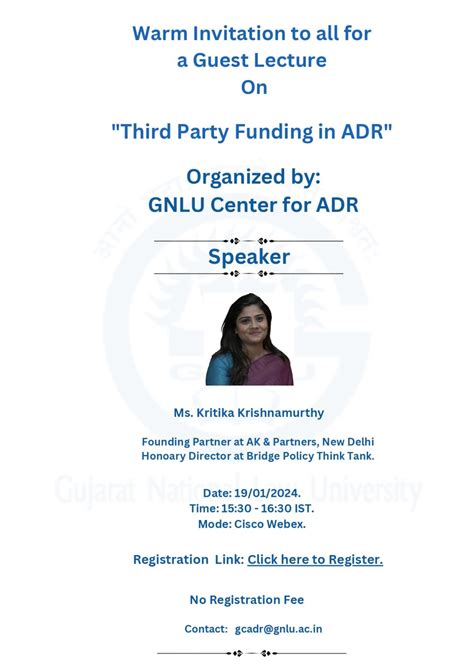 Learn Third Party Funding From Kritika Krishnamurthy And Anuroop Omkar