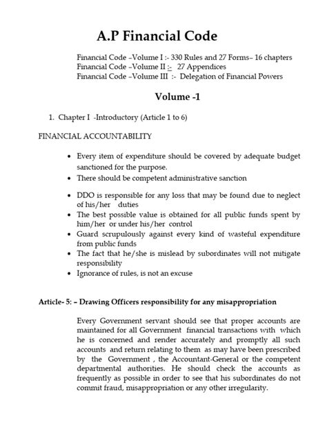 financial code reading material final pdf expense salary