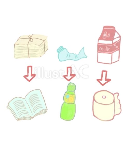 リサイクルイラスト No 24436106｜無料イラスト・フリー素材なら「イラストac」