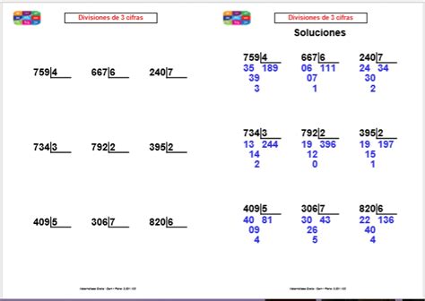 10 Ejemplos De Divisiones 10 Ejemplos De Divisiones Mbpwts
