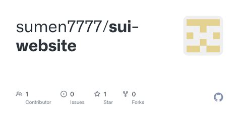 Github Sumen7777sui Website