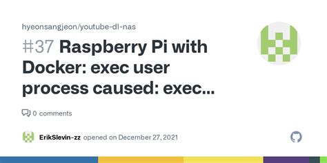 Raspberry Pi With Docker Exec User Process Caused Exec Format Error