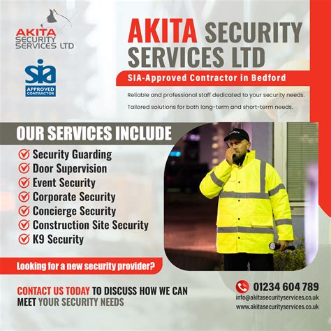 Akita Security Services Limited Bedford