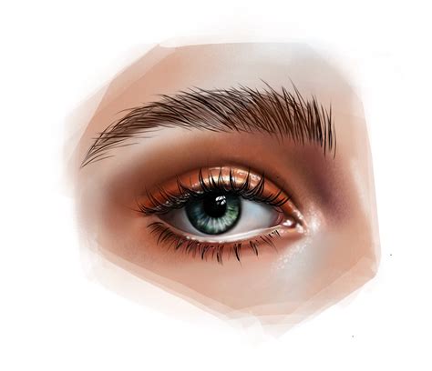 Eye Realistic Illustration On Behance