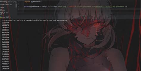 Python Applying User Patterns In Pytesseract Stack Overflow