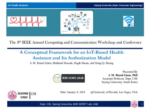 Pdf A Conceptual Framework For An Iot Based Health Assistant And Its
