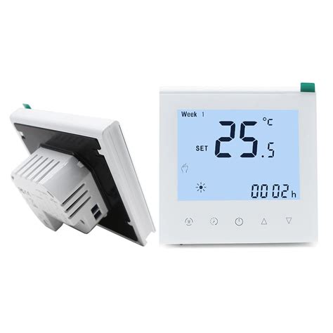 Big Screen Digital WiFi Electric Heating Thermostat 16A Weekly Programmable Room Temperature