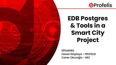 Edb Postgres And Tools In A Smart City Project Ppt