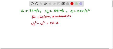 Solved A Car Traveling In A Straight Line With An Initial Velocity Of