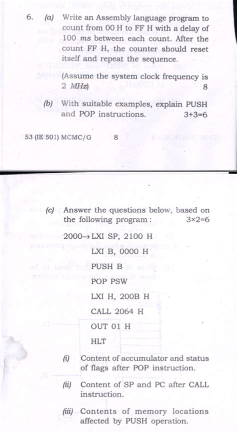Solved A Write An Assembly Language Program To Count Chegg