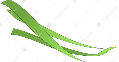 Three Thin Grass Leaves Png Svg