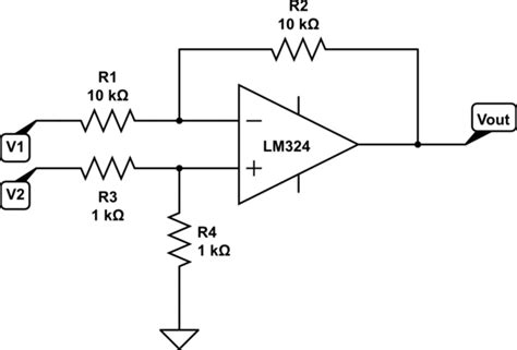 negative voltage on both inverting and non ínverting inputs of a