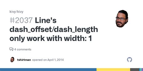 Lines Dashoffsetdashlength Only Work With Width 1 · Issue 2037 · Kivykivy · Github