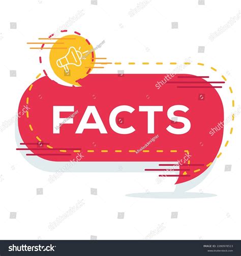 Facts Text Written Speech Bubble Vector Stock Vector Royalty Free 2280978513 Shutterstock