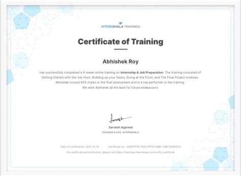 abhishek roy on linkedin internshalatrainings