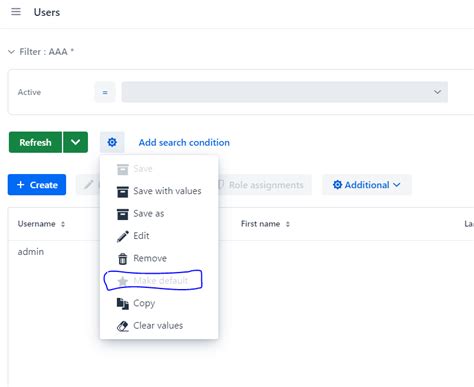 Make Filter Default For Me Support Jmix
