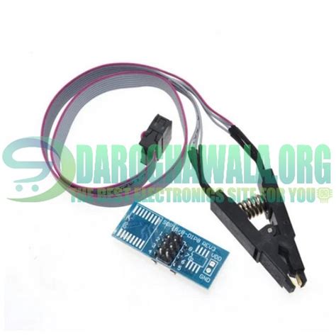 Soic8 Sop8 Flash Chip Ic Test Clip Adaptor Socket For Eeprom Bios 93cxx 25cxx 24cxx Programmer