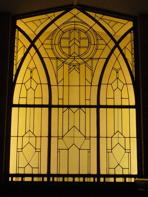 Historic Lds Architecture Provo Third Ward Stained Glass Details