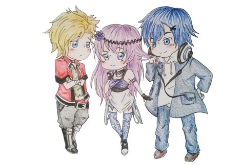 Chibi Trio By Saiyans Nathita On Deviantart