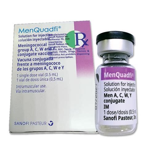 Menquadfi Dosage And Drug Information Mims Philippines