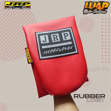 Jrp Red Carbon Black Edition Rubber Logo Waterproof Thailand Motor Seat Cover Shopee Philippines