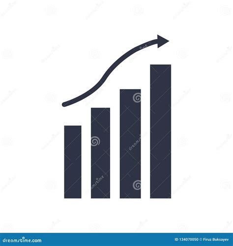 Chart Icon Vector Sign And Symbol Isolated On White Background Chart