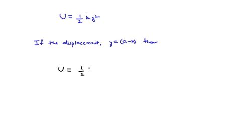 SOLVED For A Particle Executing Simple Harmonic Motion The Kinetic Energy K Is Given By K Kocos
