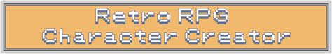 Retro Rpg Character Creator By 16pixel