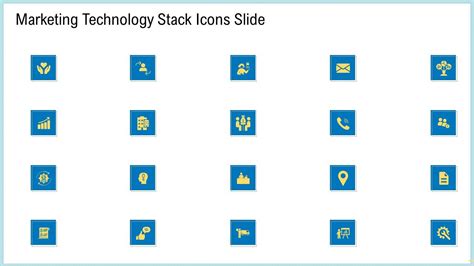 Marketing Technology Stack Icons Slide Designs Pdf