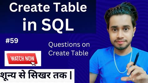 Create And Modify Table In Sql Create Table Query In Sql Creation Of Table In Sql Triloki