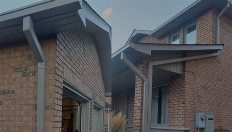 Square Eavestrough Installation Blackstar Aluminum Toronto