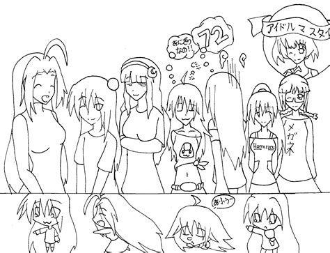 Daisukeuke Akizuki Ritsuko Akizuki Ryo Ganaha Hibiki Hoshii Daisuke