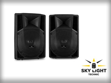 Active Loudspeaker Set 2x750w 15″ Till 400 People Skytechnic Hu