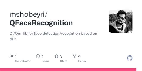 Github Mshobeyri Qfacerecognition Qt Qml Lib For Face Detection Recogntion Based On Dlib