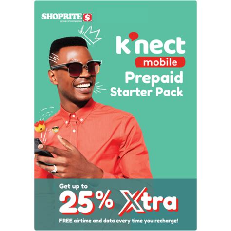 Knect Mobile 3 In 1 Starter Pack Sim Card Type May Vary Sim Cards Cellphone And Tablet