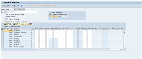 OIYC SAP Tcode Equipment List OIYC SAP Tcode Equipment List