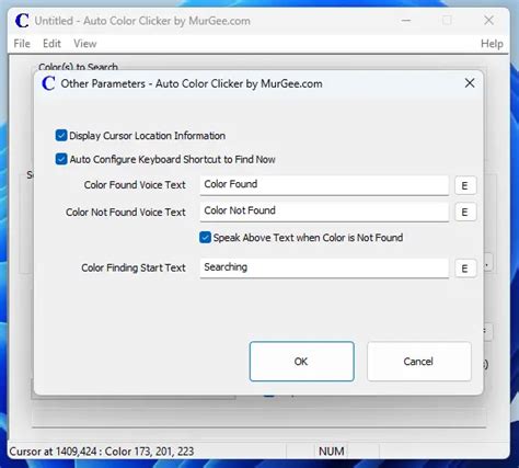 Auto Color Clicker To Search And Click On Screen Pixel Colors
