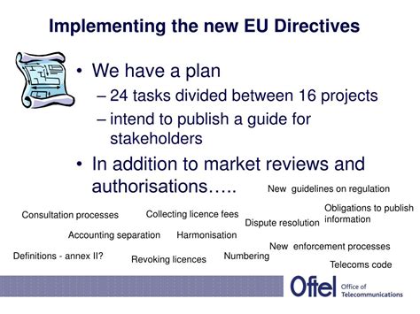 Ppt The New Eu Directives Powerpoint Presentation Free Download Id 5493964