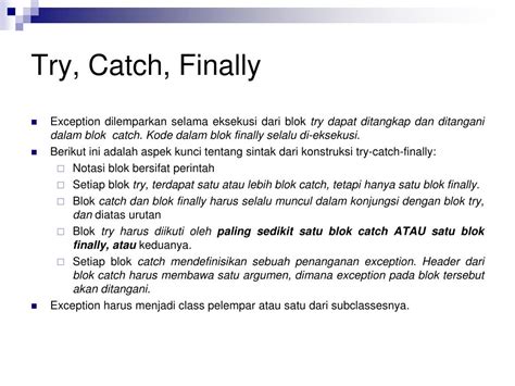 PPT Exception Handling PowerPoint Presentation Free Download ID 3651177